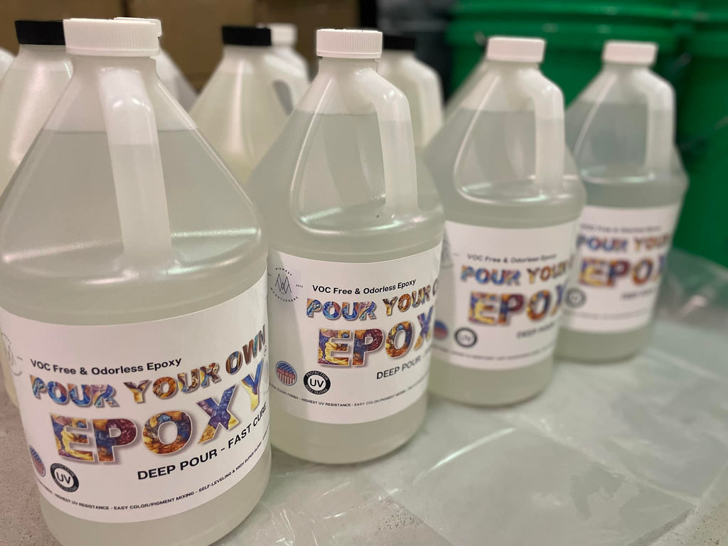 Deep Pour Fast Cure Epoxy – Pour Your Own Epoxy